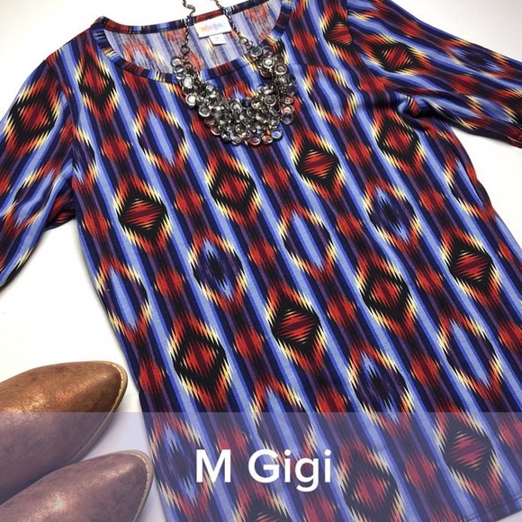 LuLaRoe | Tops | Nwt Aztec Print Gigi Top By Llr | Poshmark